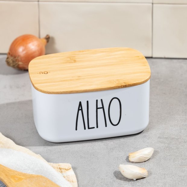 POTE HERMÉTICO WHITE E BAMBU | 103 store