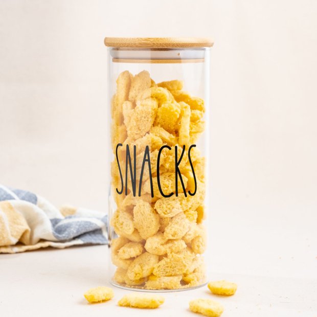 POTE HERMÉTICO VIDRO E BAMBU - SNACKS | 103 store