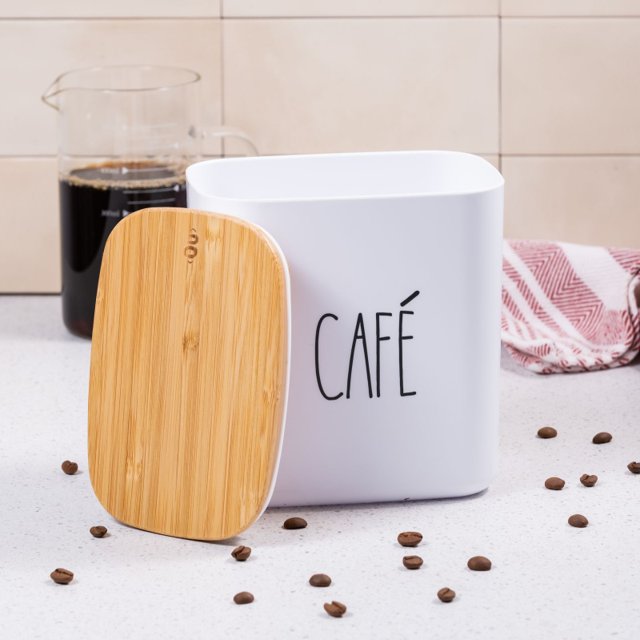 POTE HERMÉTICO WHITE E BAMBU | 103 store