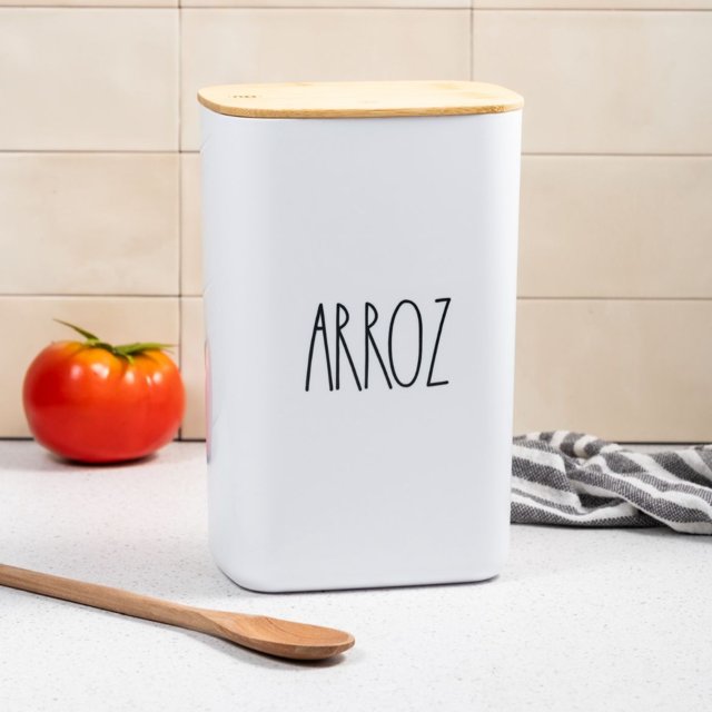 POTE HERMÉTICO WHITE E BAMBU | 103 store