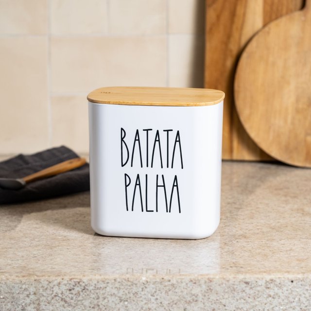 POTE HERMÉTICO WHITE E BAMBU | 103 store