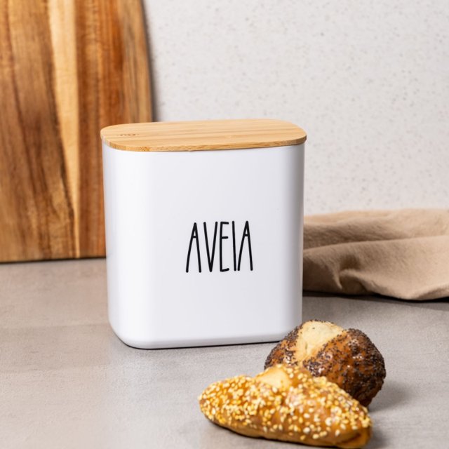 POTE HERMÉTICO WHITE E BAMBU | 103 store