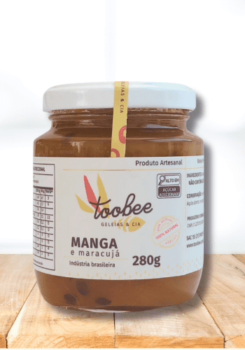 Geleia de Manga com Maracujá 280g | TooBee Store
