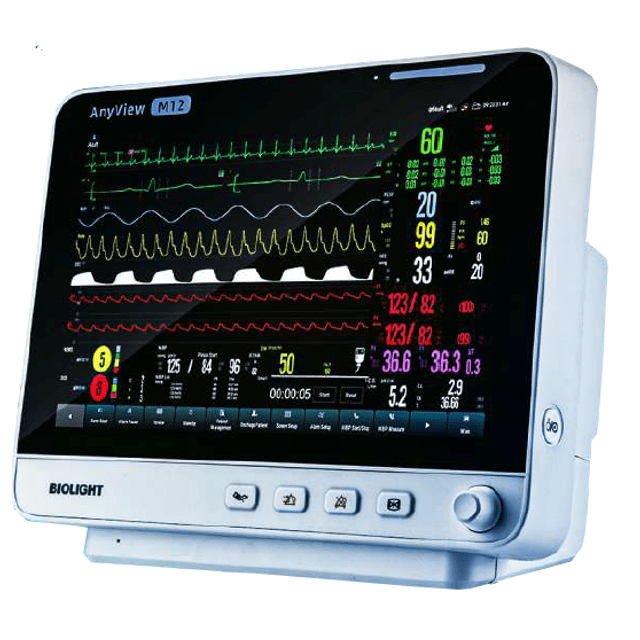 Monitor multiparamétrico Biolight Anyview M12 | Viletech Soluções ...