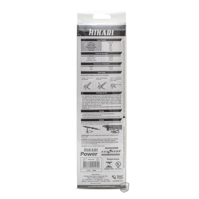 FERRO POWER 80W Hikari | ILHA DA ELETRÔNICA