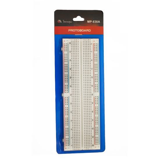 Protoboard 830 Furos Minipa MP-830A | ILHA DA ELETRÔNICA