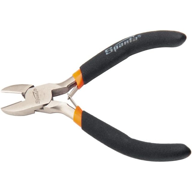 MINI ALICATE CORTE DIAGONAL 5 POL. 130 MM NIQUELADO CABO DUPLA INJECAO ...