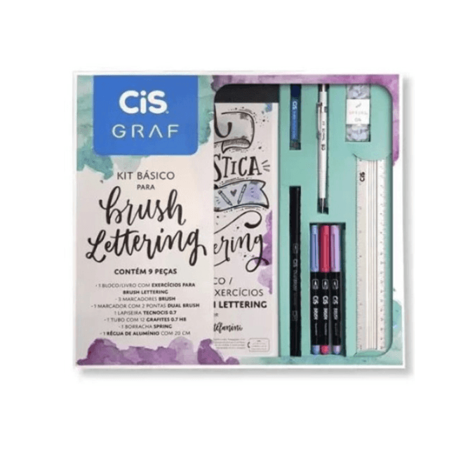 Kit básico para brush lettering | Papelaria Elfa
