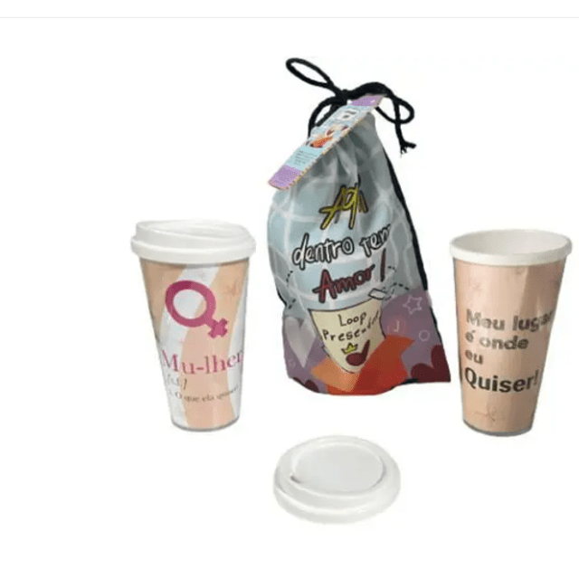 Copo Funny Loop - Dia da mulher | Papelaria Lua Linda