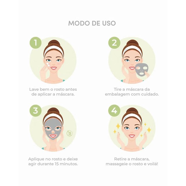 Máscara Facial Algodão Kiss New York Pepino Calmante Antioxidante Contém 1 Unidade 20ml | Grazi ...