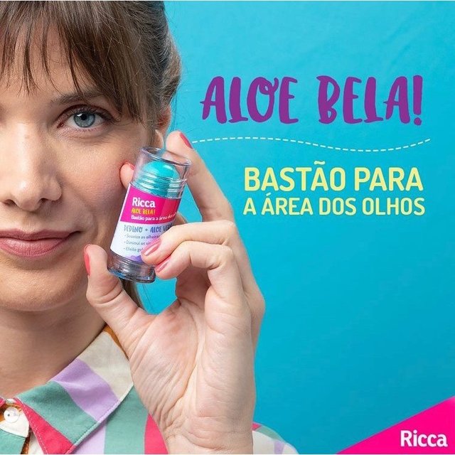 Bastão Hidratante Área Olhos Ricca Aloe bela! 15g Cód.3782 | Grazi ...