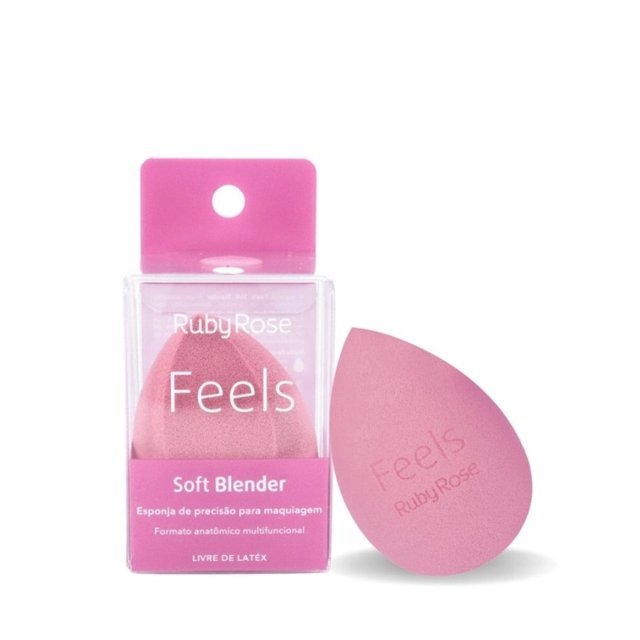 Esponja Maquiagem Ruby Rose Linha Feels Soft Blender HB-S01 | Grazi Oliver Shop