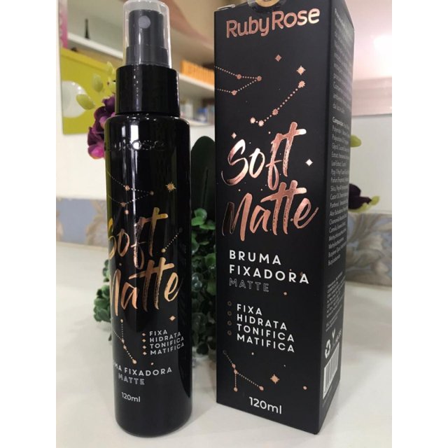 Bruma Fixadora Ruby Rose Soft Matte HB-335 120ml | Grazi Oliver Shop