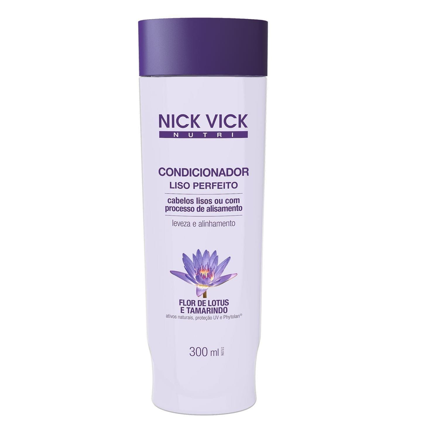 Condicionador Nutri Liso Perfeito Nick Vick Flor Lotus Tamarindo 300ml ...