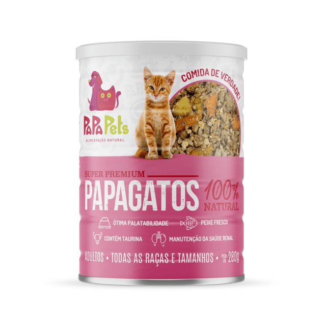 Alimentação Natural Papapets Papagatos | Three Pets