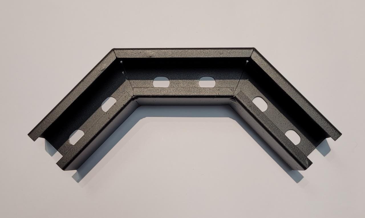 CV-1583_EMENDA CURVA HORIZONTAL 90° PARA PERFILADO, 38x38mm, ALUMÍNIO ...