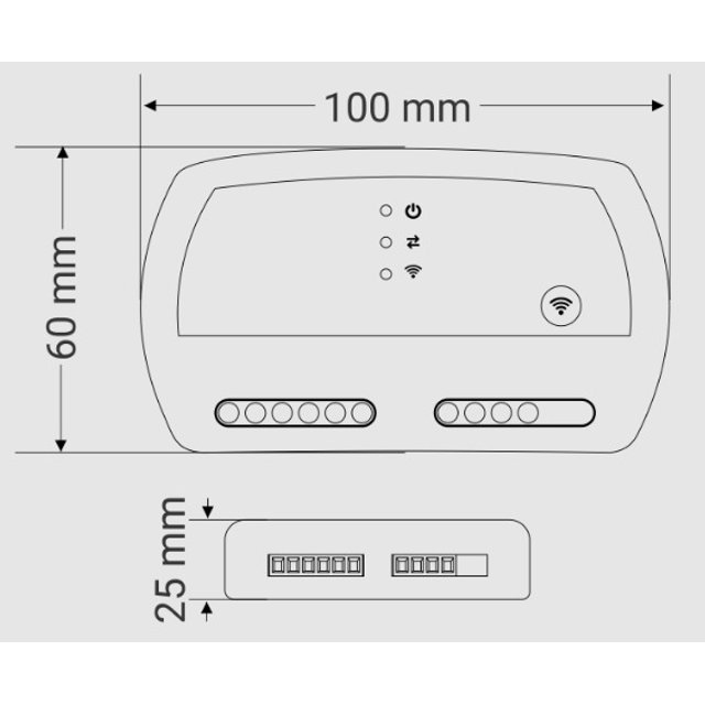 SZ-4232_Módulo Automação Iluminação Residencial, 4 Canais, 800W, Wifi ...