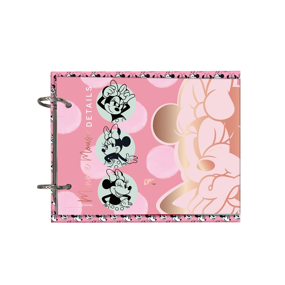Mini caderno argolado minnie | Milly paper