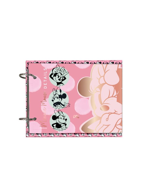 Mini caderno argolado minnie | Milly paper