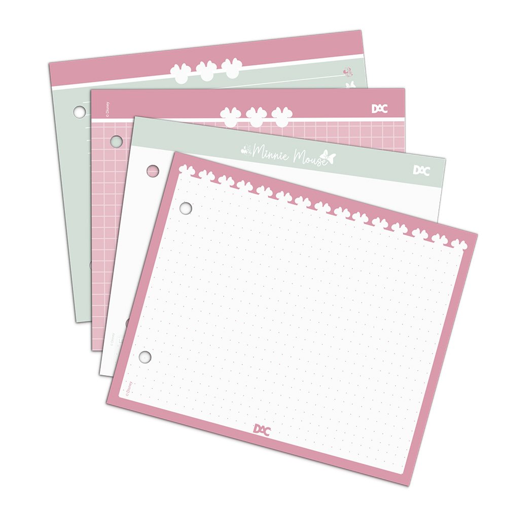 Refil mini fichario minnie | Milly paper