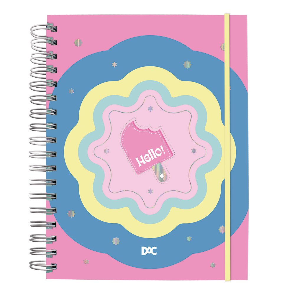 Caderno smart colegial hello | Milly paper