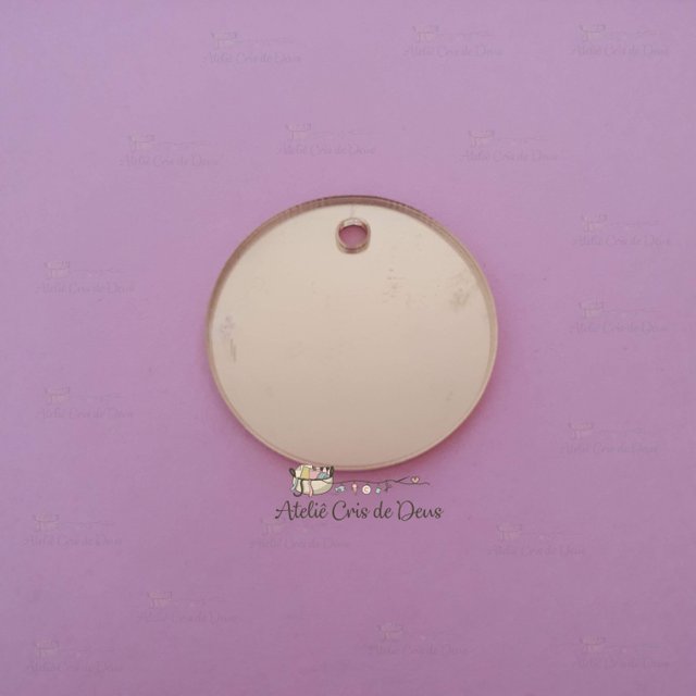 Tag redonda para personalizar | Ateliê Cris de Deus