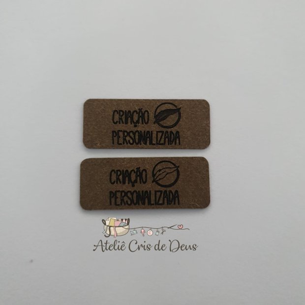 Etiqueta Retângular Zetex - Kit com 10 unidades personalizada | Ateliê ...