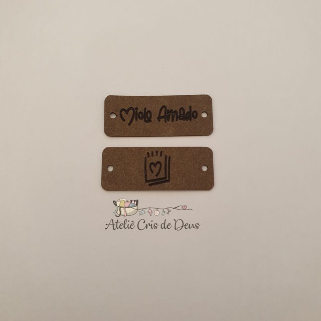 Etiqueta Retângular Zetex - Kit com 10 unidades personalizada | Ateliê ...