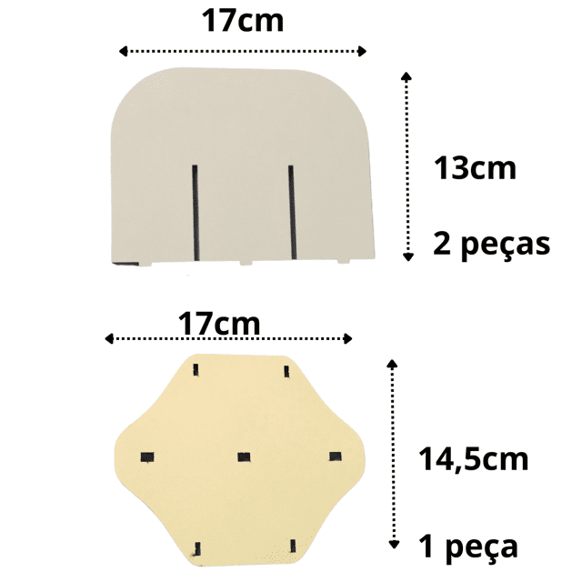 Suporte Duplo Controle Videogame Joystick MDF Personalizado | LARANJA E MIMOS