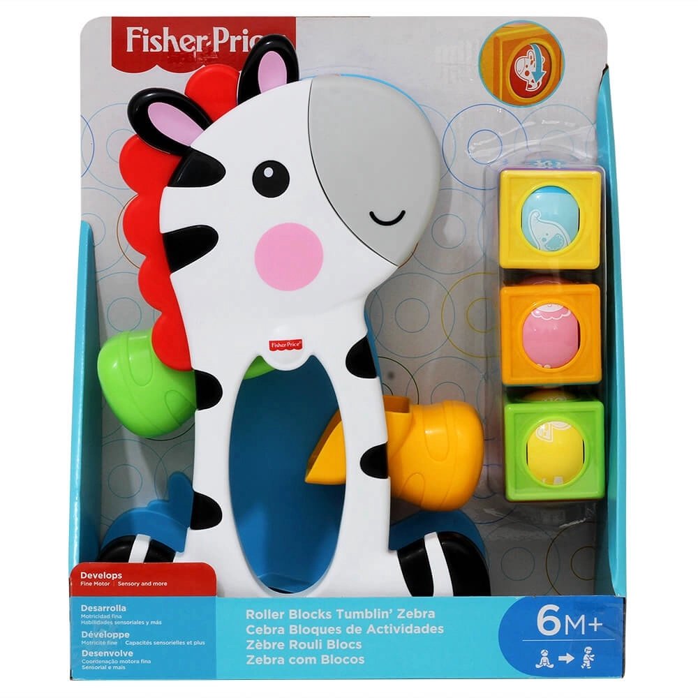 Fisher Price Zebra com Blocos | Lojas Global