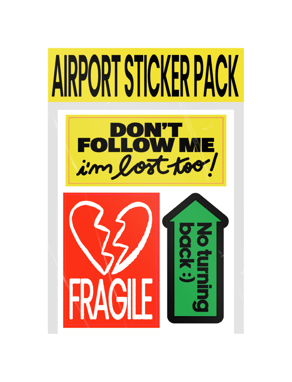 Airport Sticker Pack | Ilustralle