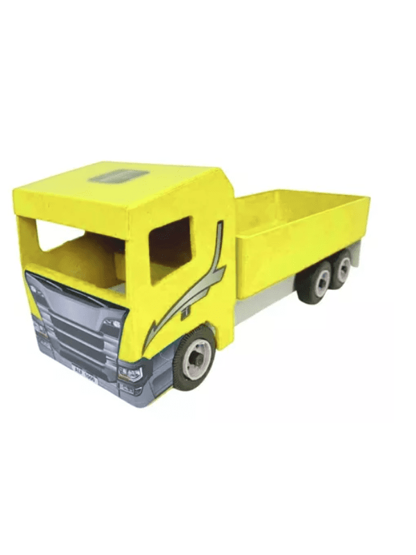 CAMINHÃO CAÇAMBA EM MADEIRA 33 CM - SORTDOS | Mundo Pedagógico