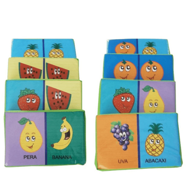 DOMINÓ FRUTAS GIGANTE COM 28 PEÇAS | Mundo Pedagógico