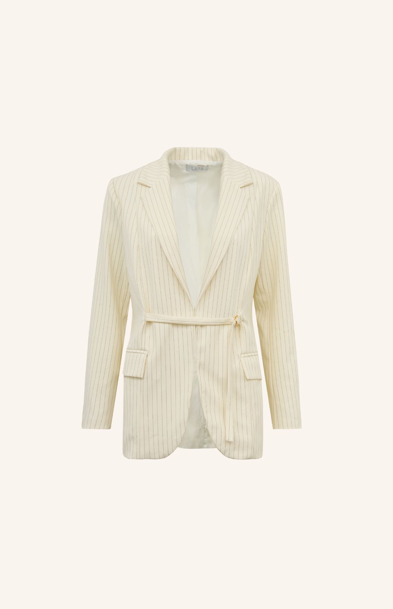 Blazer Oversized - Risca de Giz Off | Lara Swim