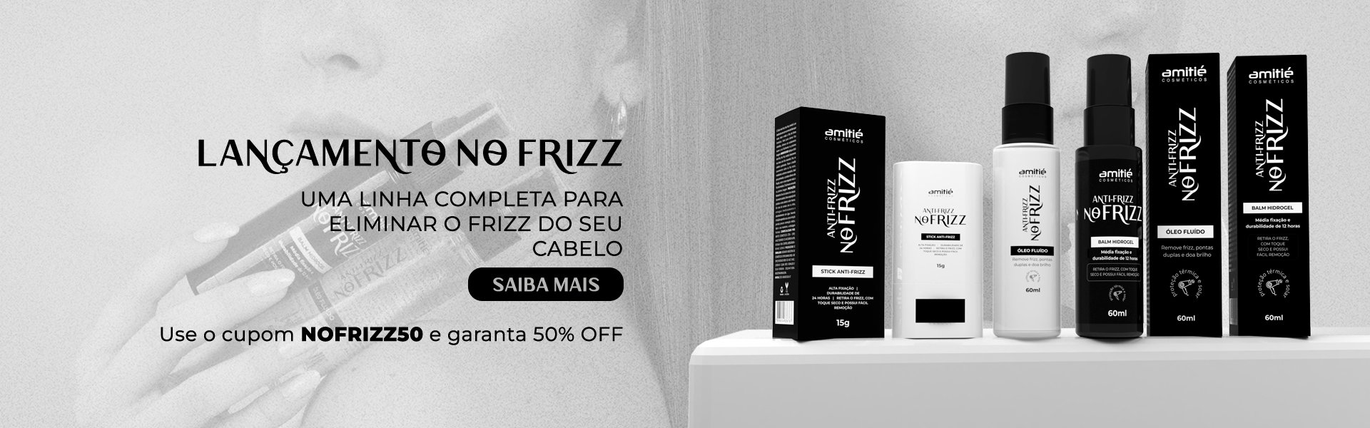 Stick Anti-Frizz No Frizz: Controle de Frizz com Alta Fixação e Fácil ...