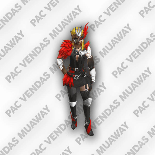 SET DARK RAVEN FEMININO + BOW | PAC VENDAS MuAwaY