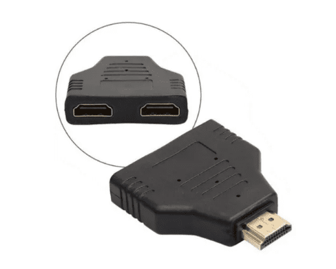 ADAPTADOR DUPLICADOR HDMI MACHO PARA 2 FEMEA | ND.com