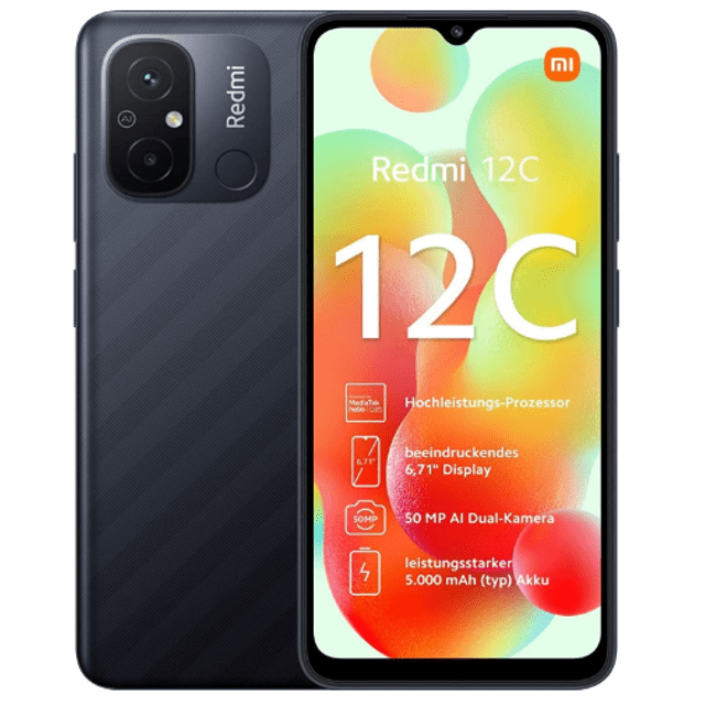 CELULAR XIAOMI REDMI 12C 3GB RAM 64GB ROM GRAPHITE GRAY | ND.com