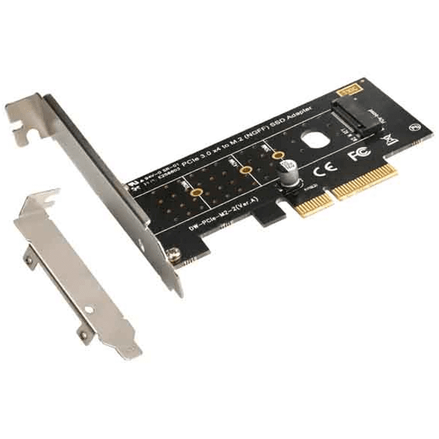 Placa Pcie Express 3.0 Adaptador Ssd M2 M-key Nvme X4 X8 X16 | ND.com