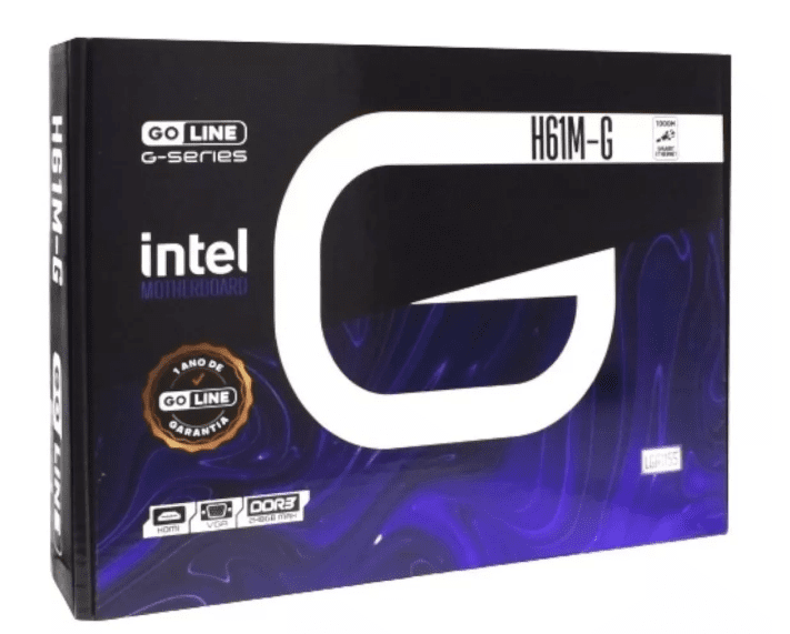 PLACA MAE MB 1155 GOLINE H61M-G SSD M.2 MBPS 1000 REDE | ND.com