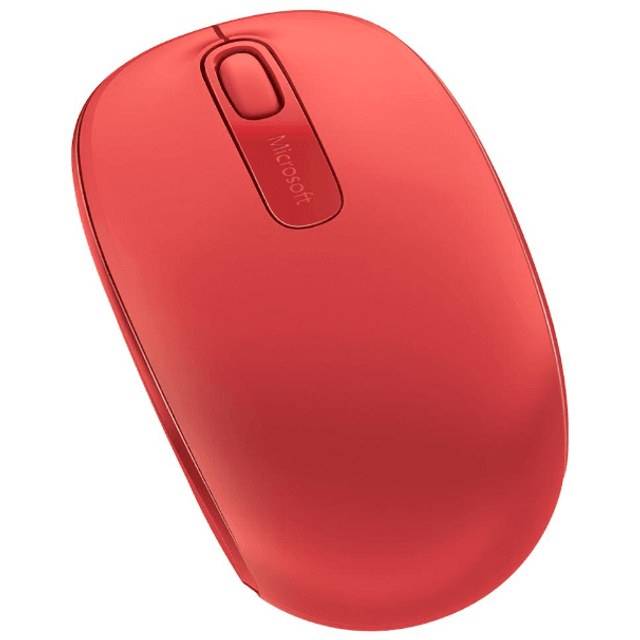 MOUSE MICROSOFT 1850 WIRELESS VERMELHO | ND.com