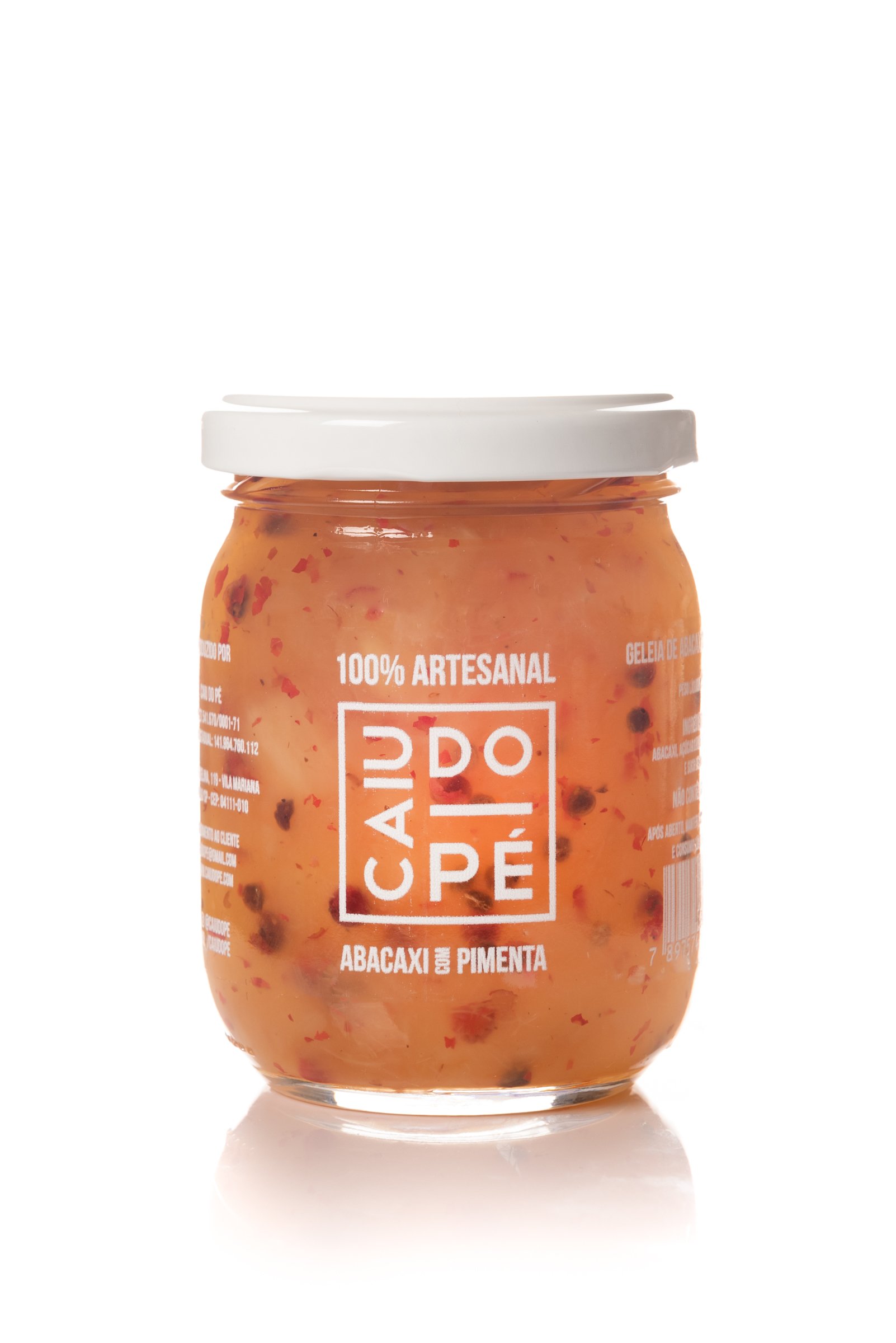 Geleia de Abacaxi com Pimenta Rosa | CAIU DO PÉ