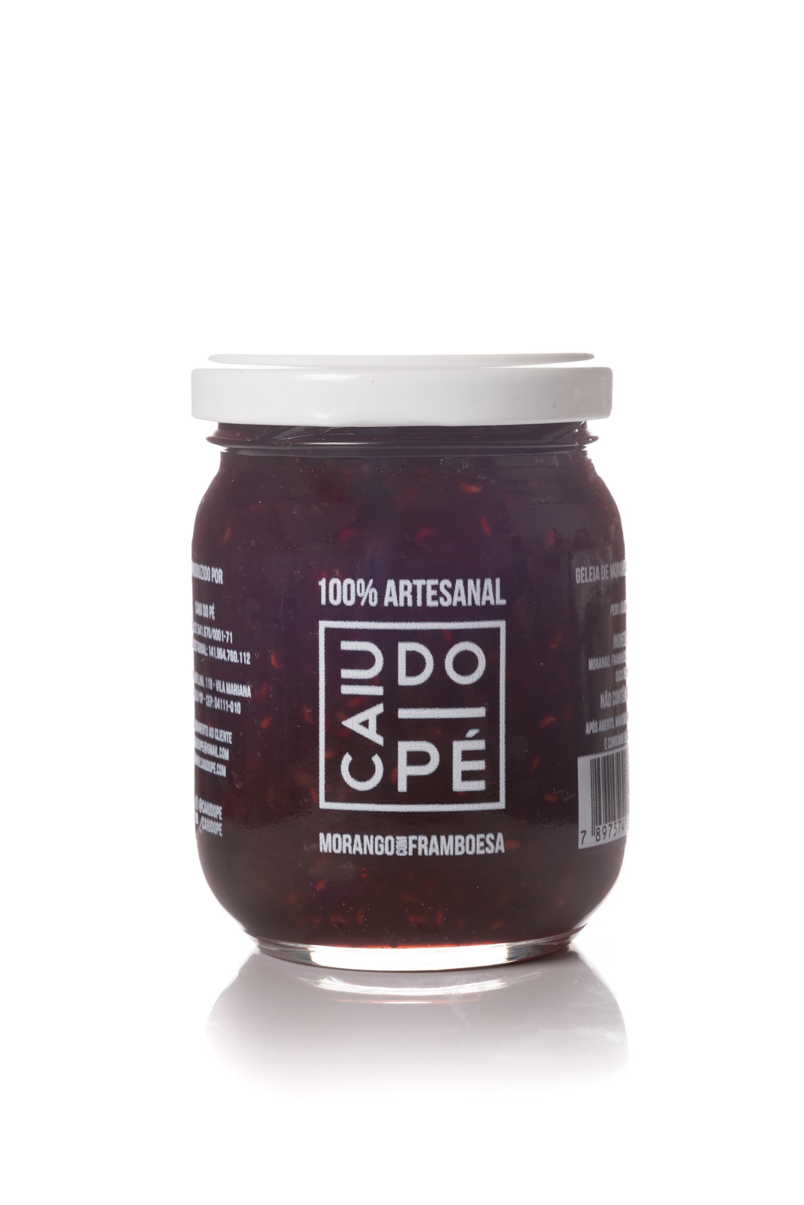 Geleia de Morango com Framboesa | CAIU DO PÉ