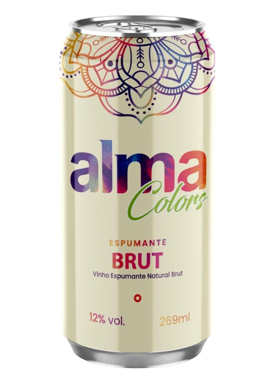 Espumante em Lata Alma Colors Brut | A Alma da Uva