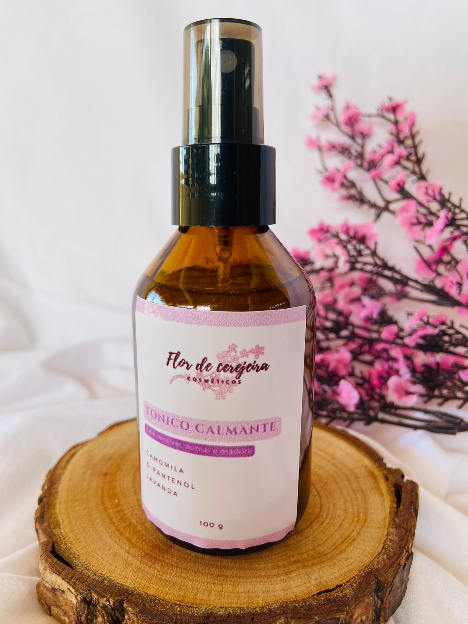Tônico calmante | Flor de Cerejeira Cosméticos