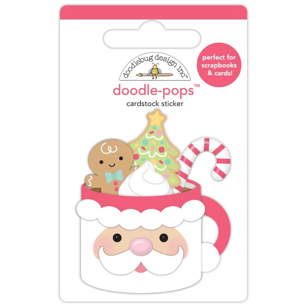 Doodlebug Doodle-Pops 3D Stickers - Christmas Cocoa | Scrap in Love