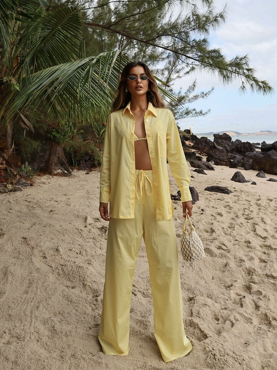 Calça Sara Butter | Aura Swimwear