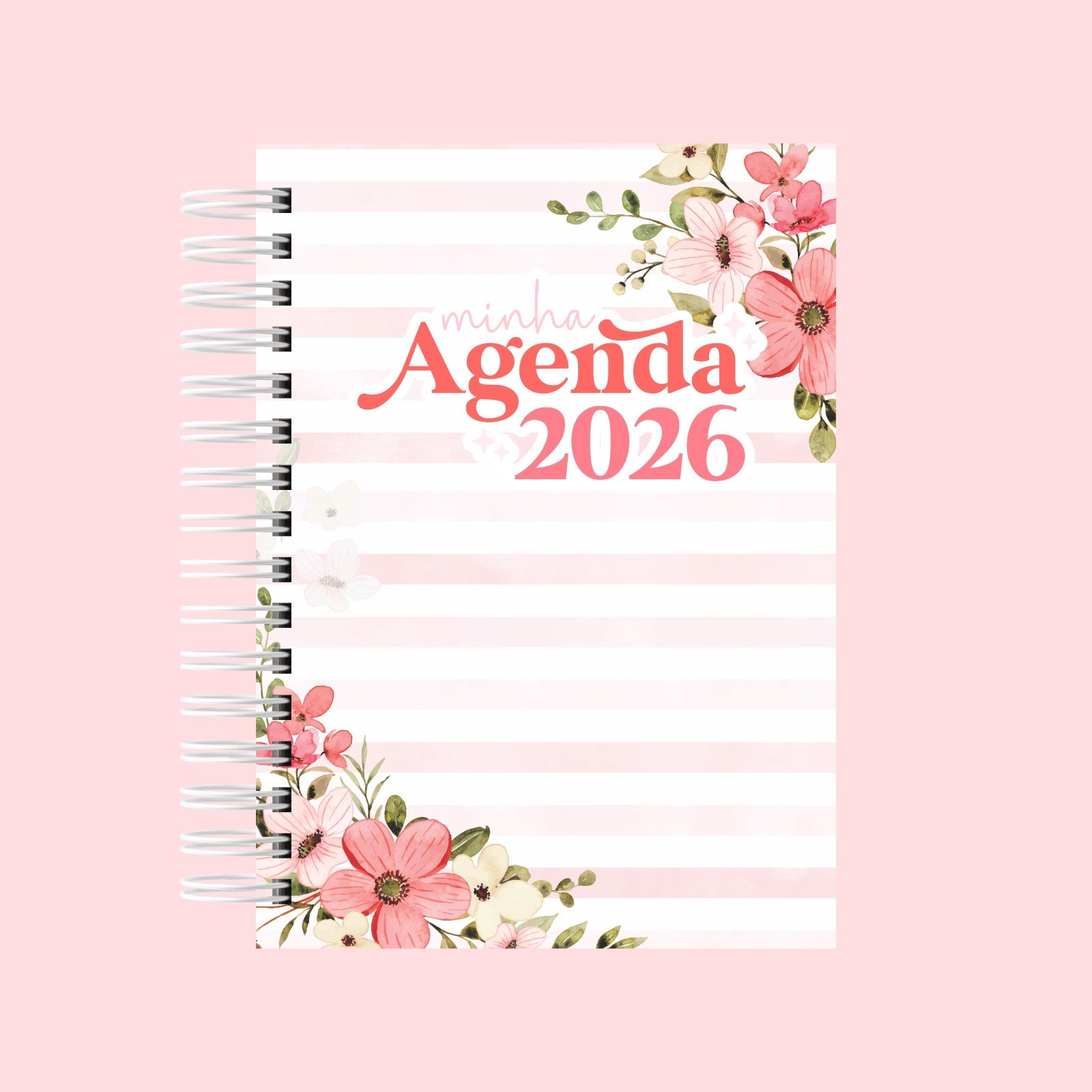 Agenda Personalizada 2026 - Cherry | Vida e Arte Personalizados