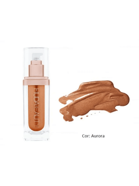 Huda Beauty Iluminador Facial e Corporal N.Y.M.P.H. Cor Aurora | Beleza ...