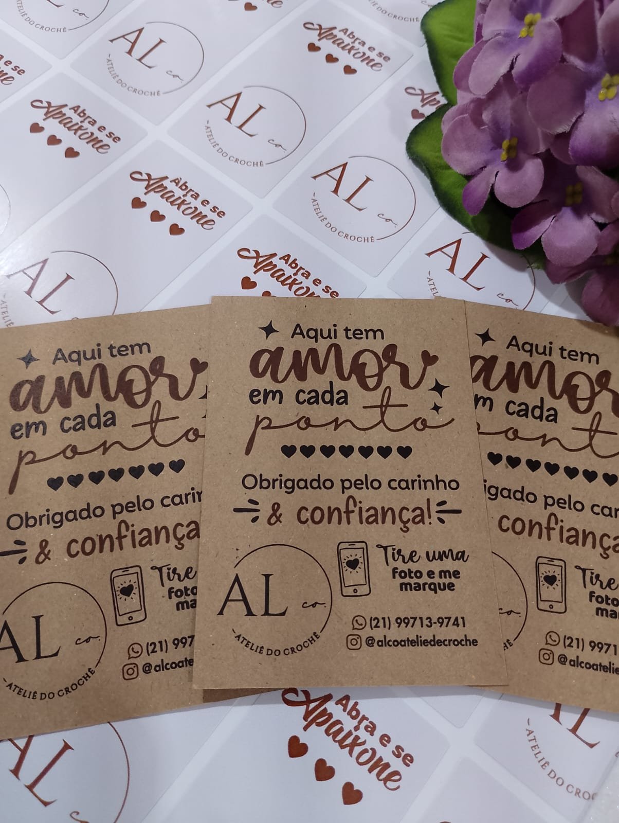 Kit Kraft personalizado | PLANETA PRINT ADESIVOS